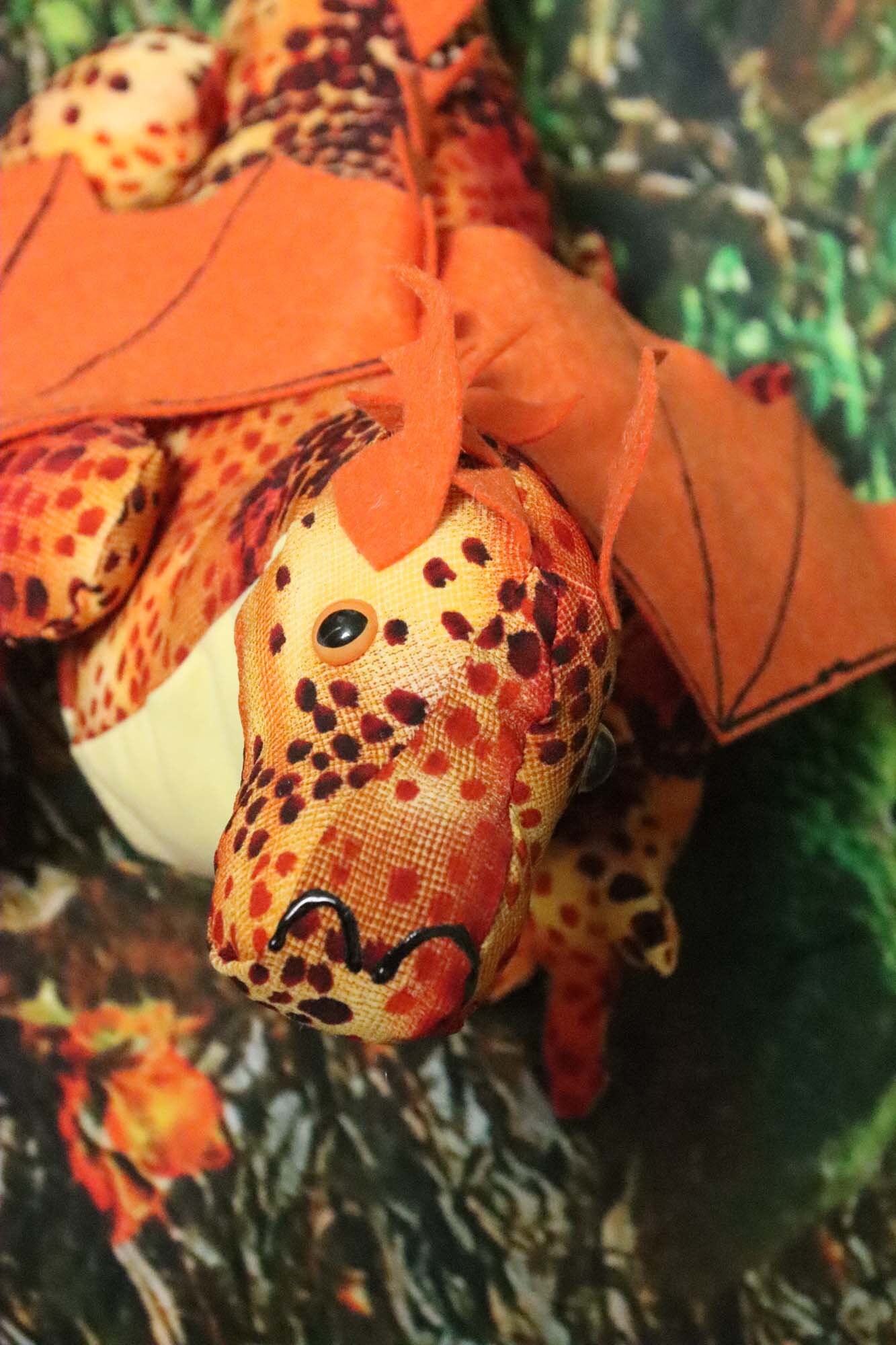22 Ember Dragon Plush - Etsy
