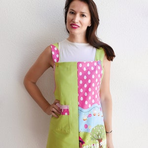 Teacher APRON PDF Pattern - Ladies School Apron - Preschool Daycare ...