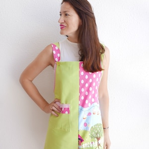 Teacher APRON PDF Pattern - Ladies School Apron - Preschool Daycare ...