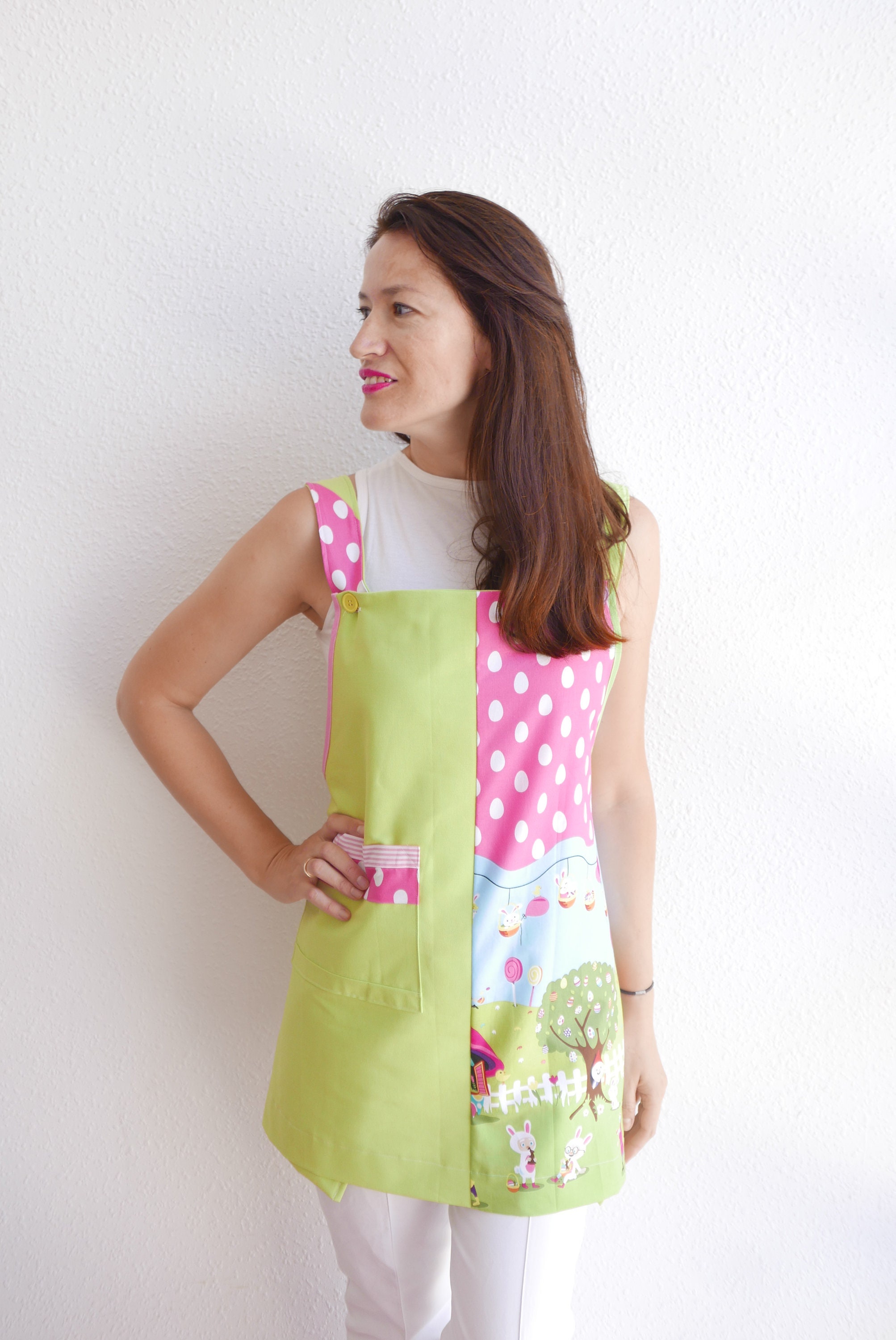 Teacher APRON PDF Pattern - Ladies School Apron - Preschool Daycare ...