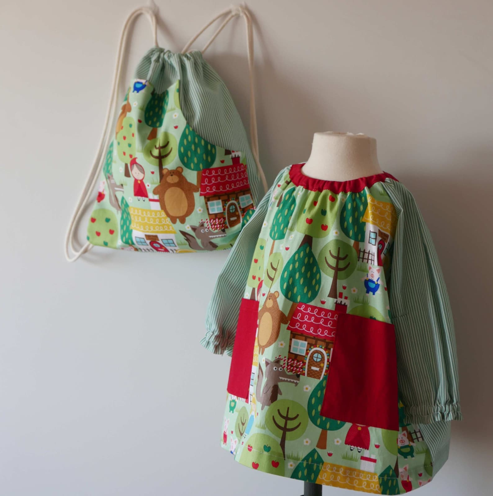 Baby School Smock PDF Pattern 6m 6 Yrs With 1 or 2 Pockets: School ...