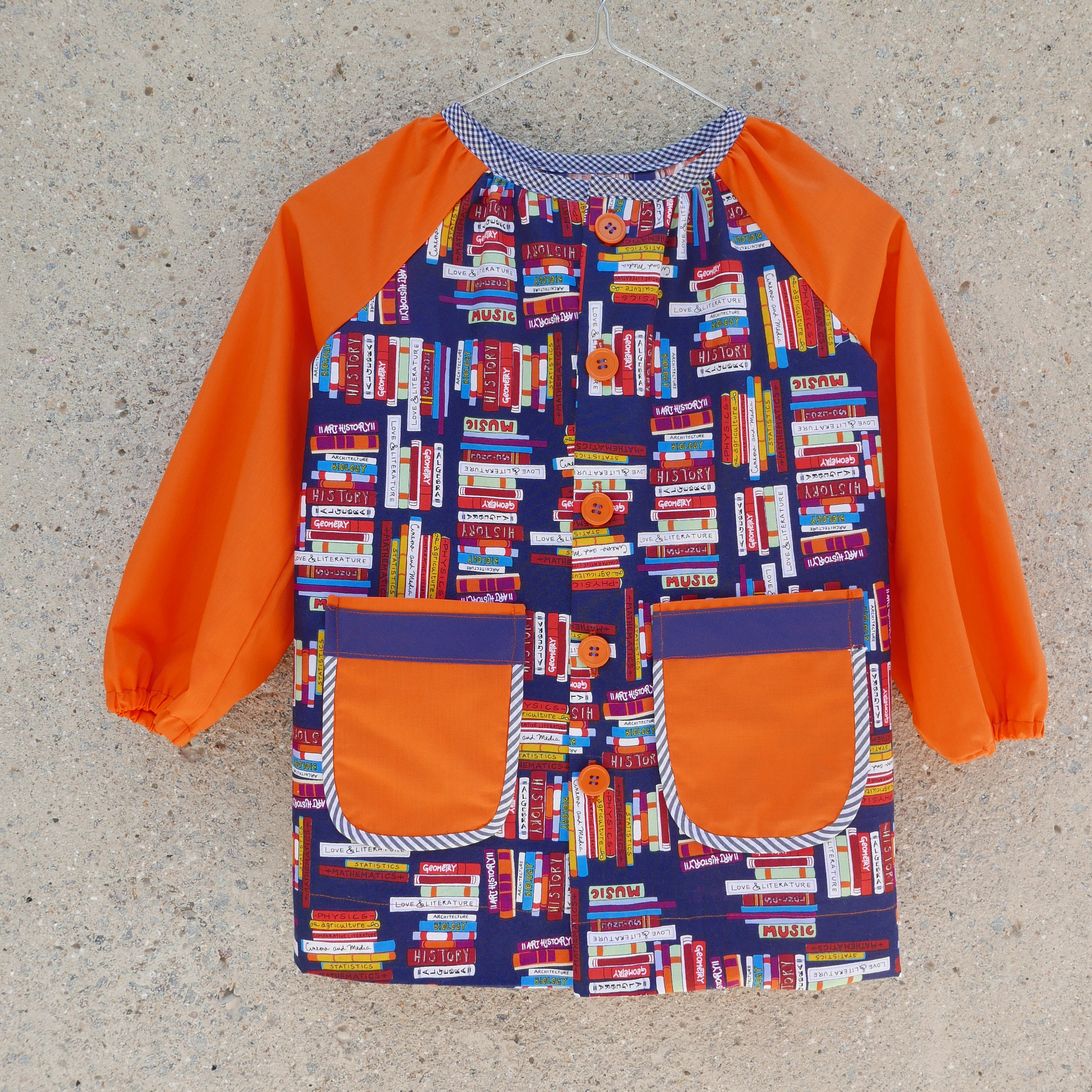 School apron PDF Pattern sizes 6m 8 years kids painting | Etsy