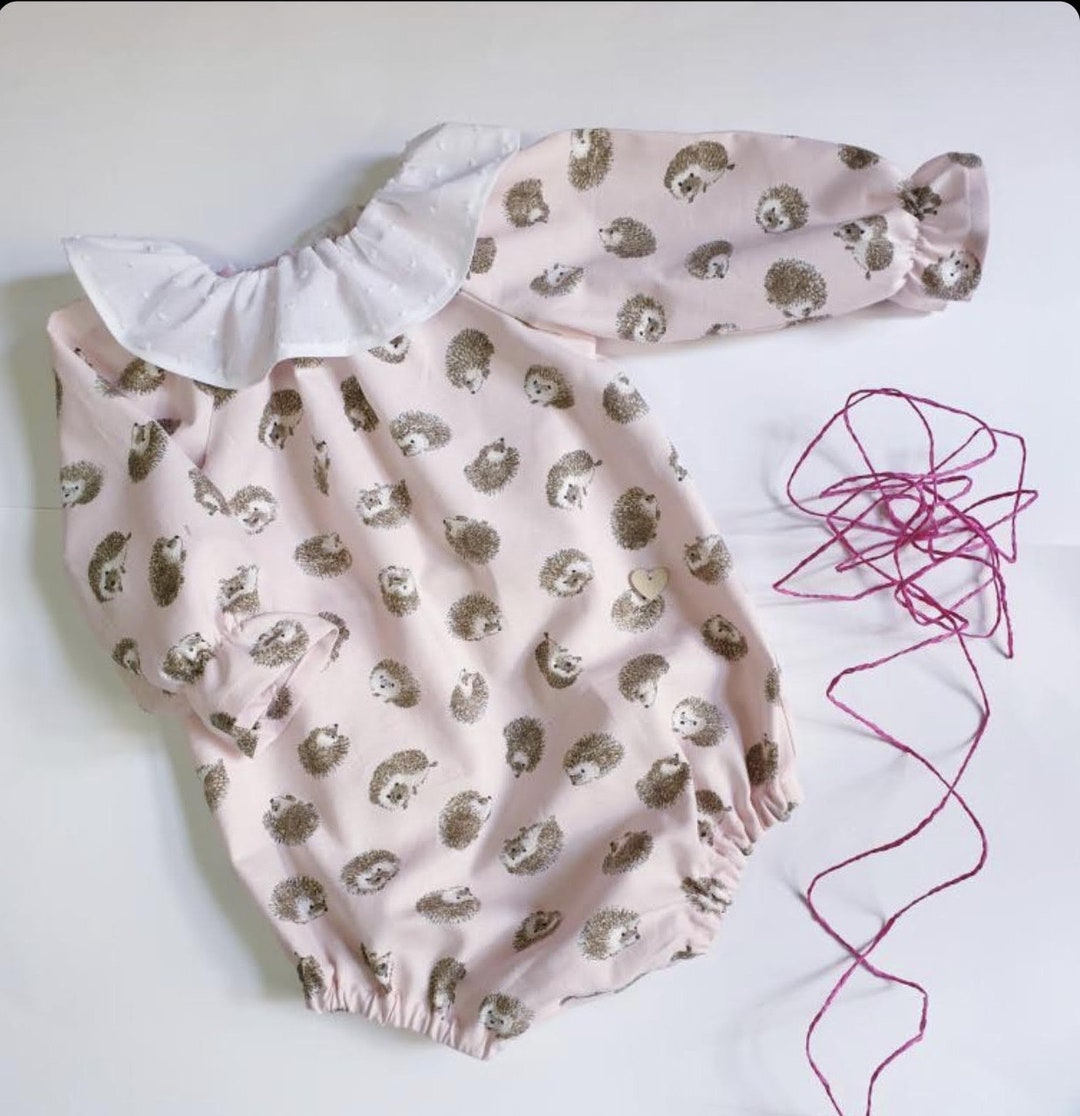 Baby Girl Romper - PDF Sewing Pattern With Video and Photo Tutorial ...