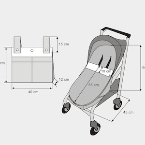Universal Footmuff PDF Sewing Pattern includes VIDEO and a Stroller Bag ...