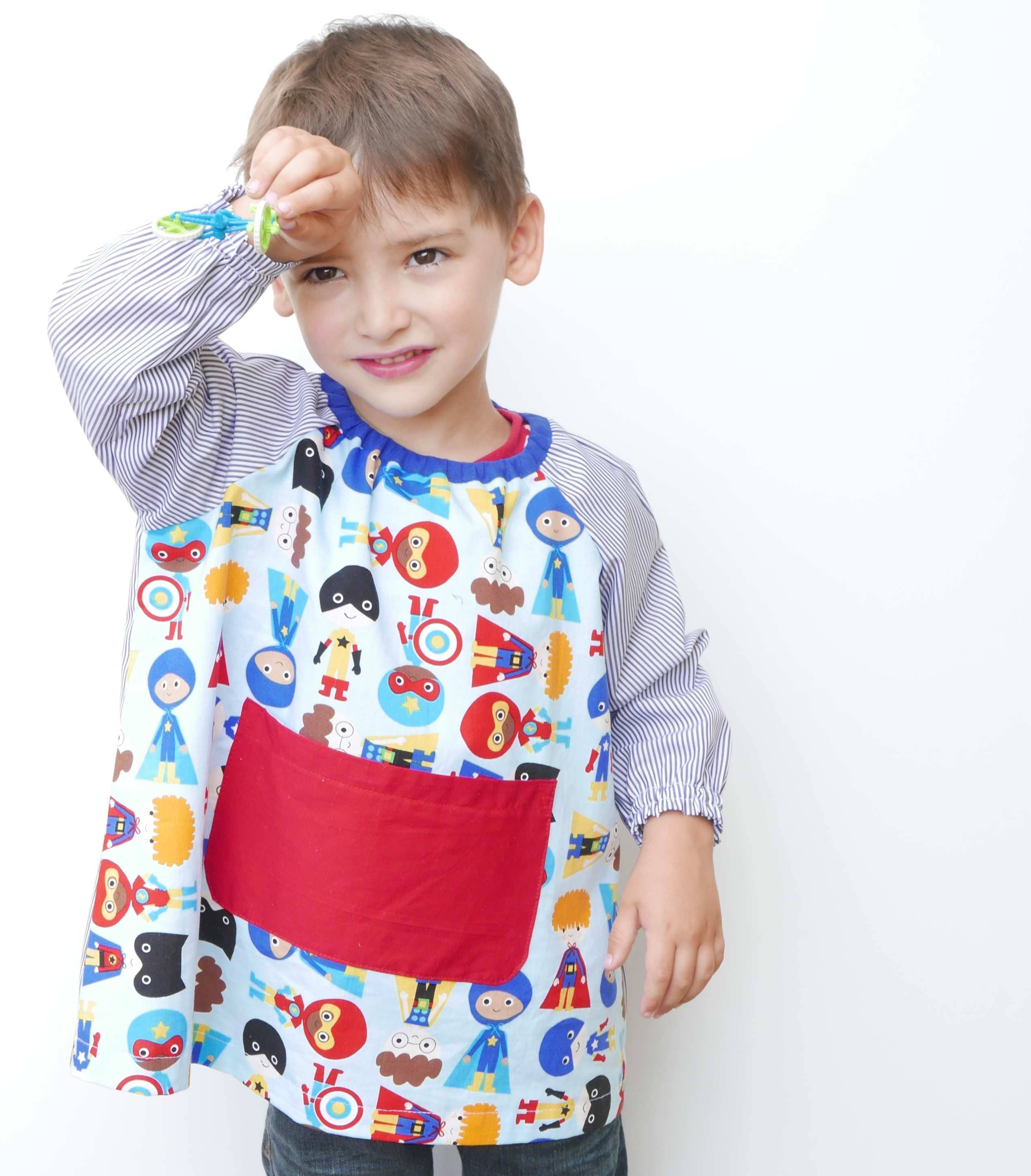 Baby School Smock PDF Pattern 6m - 6 Yrs With 1 or 2 Pockets: School ...