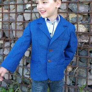 Boys Suit Jacket Sewing Pattern, PDF Pattern Sizes 2 - 7 Years, Boys ...