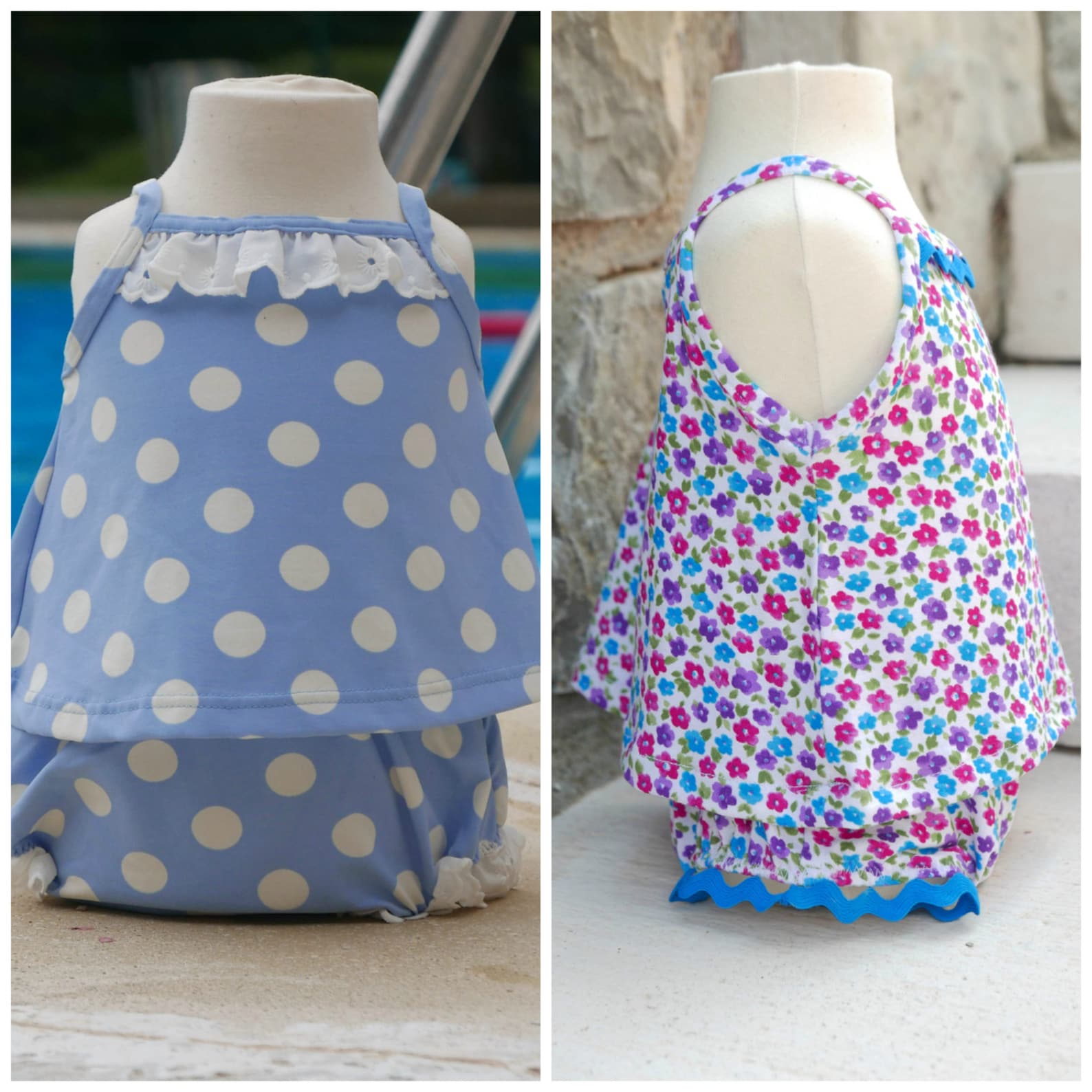 Girls Swimsuit PDF Pattern: Bathing Suit Pattern Swimsuit - Etsy