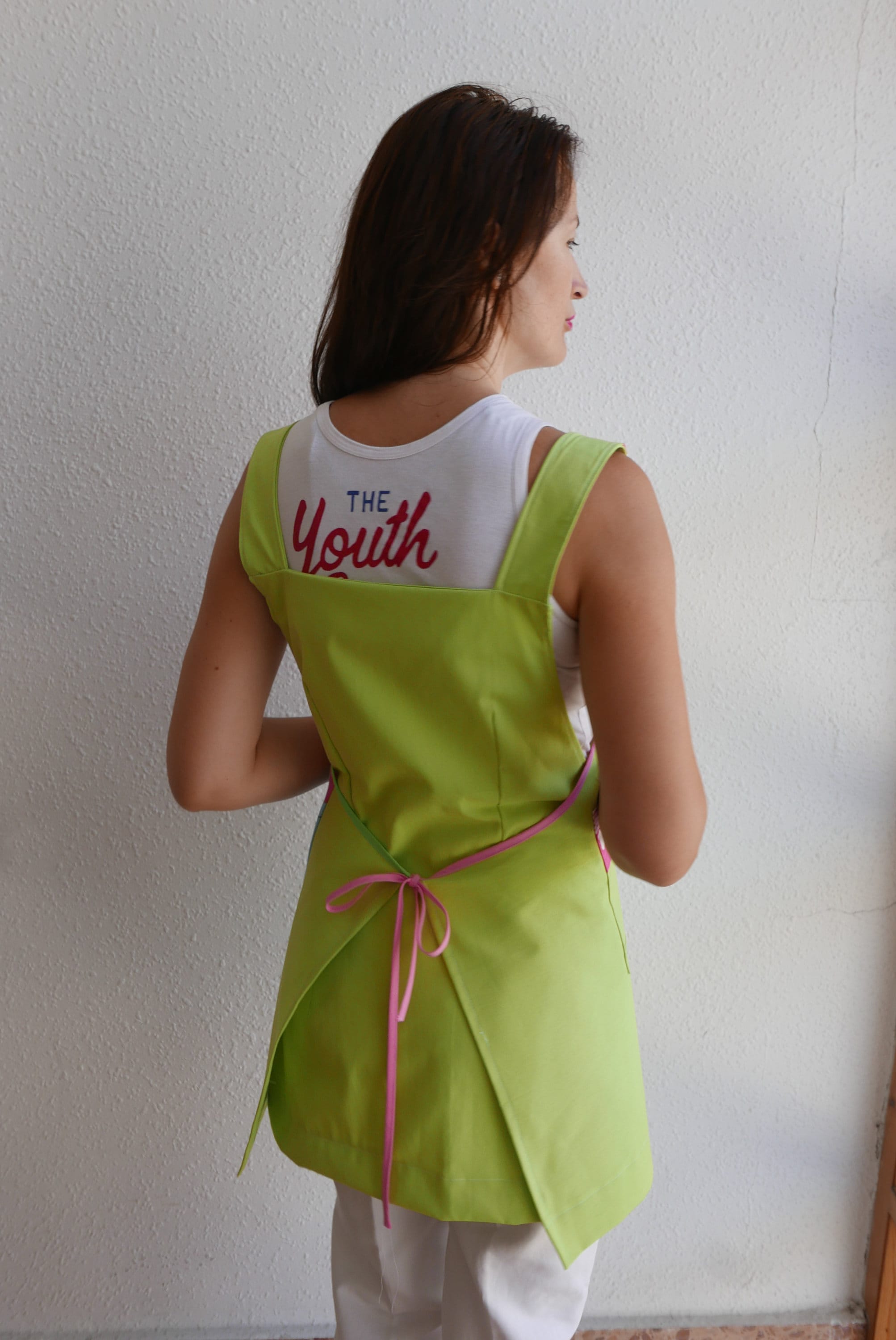 Teacher APRON PDF Pattern Ladies school apron Preschool | Etsy