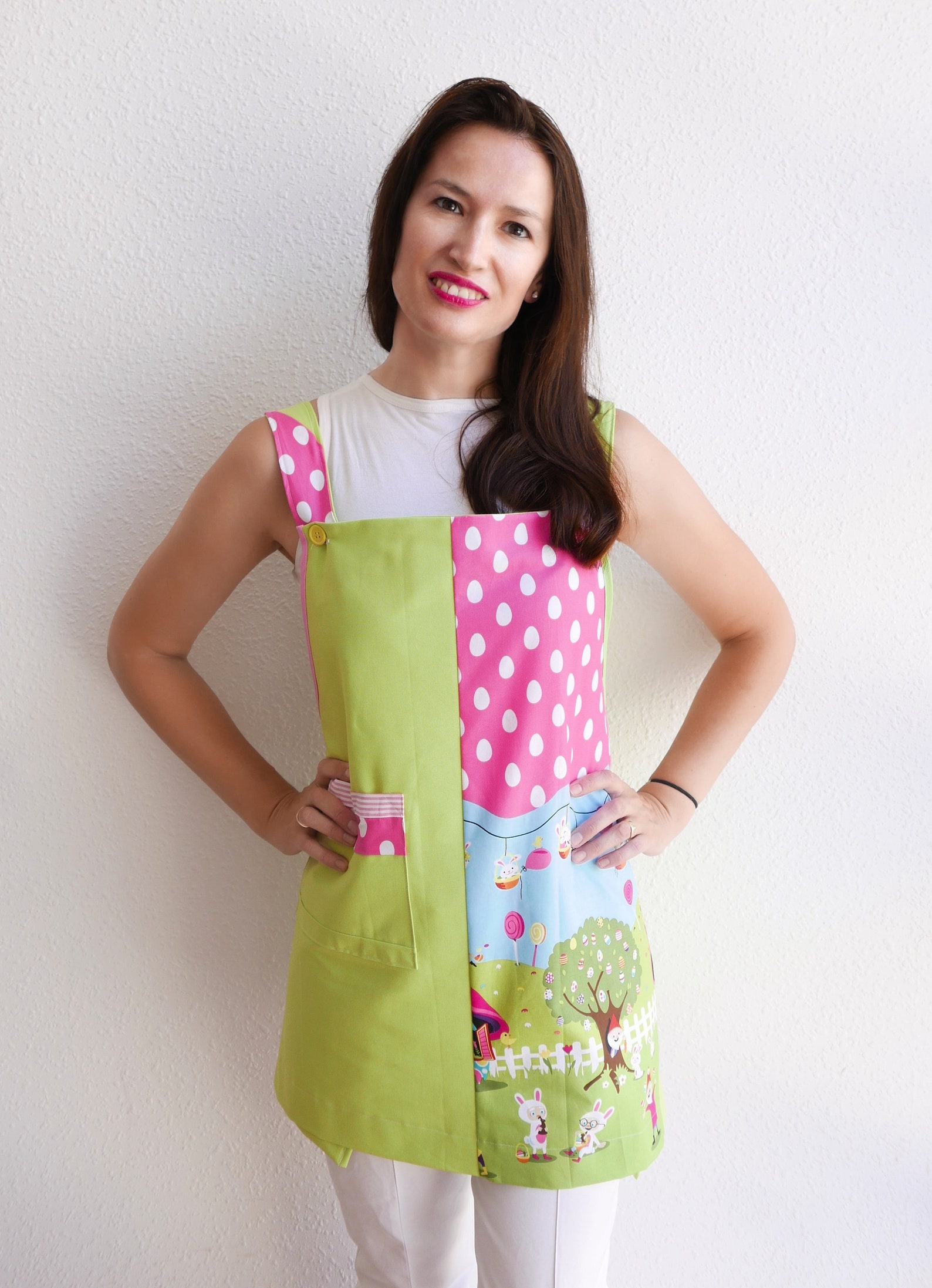 Teacher APRON PDF Pattern - Ladies School Apron - Preschool Daycare ...