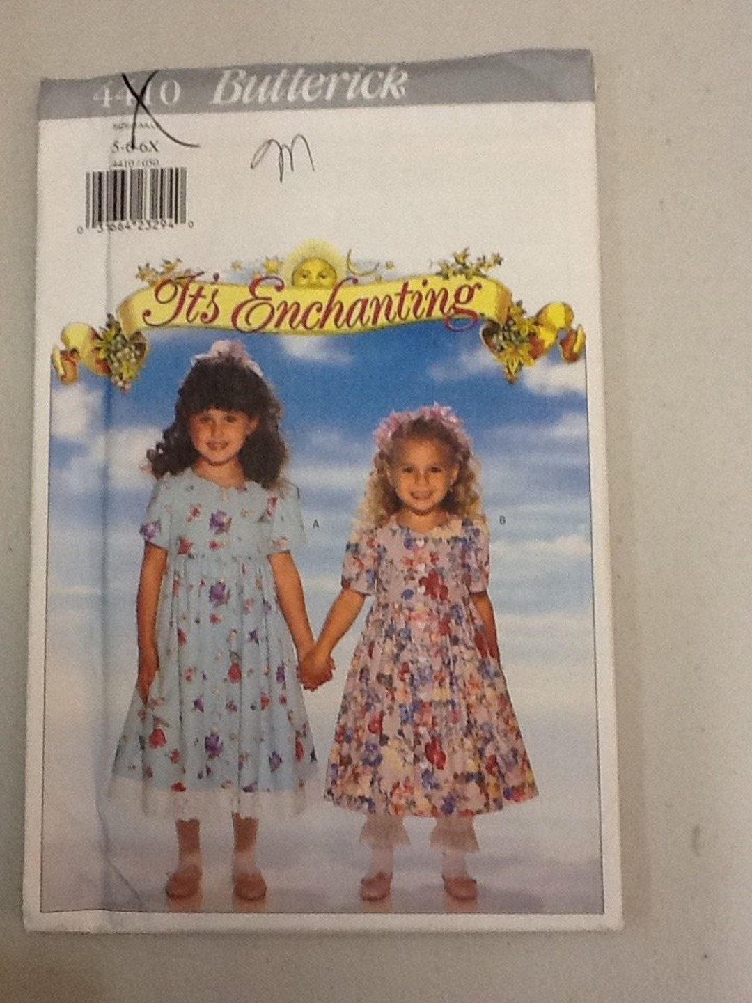 Vintage Butterick it's Enchanting Sewing Pattern 4410 Children's Dress ...
