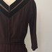 Miss T by Terry-allen True Vintage Chocolate Brown Wiggle Dress - FINAL ...