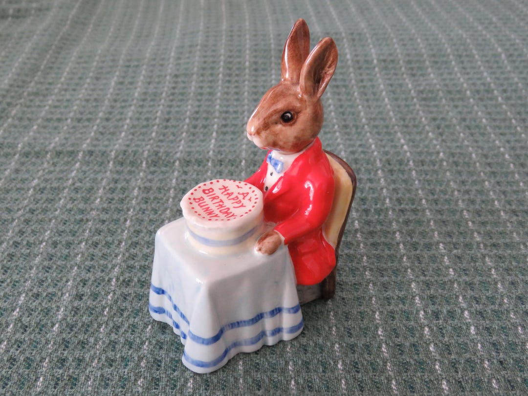 Happy Birthday Bunnykins, Royal Doulton, "gold Jubilee Celebration 1984 ...