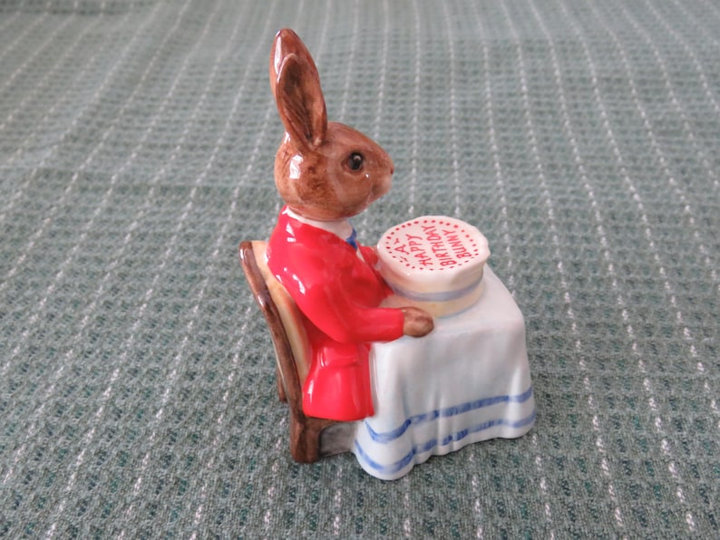 Happy Birthday Bunnykins, Royal Doulton, "gold Jubilee Celebration 1984 ...