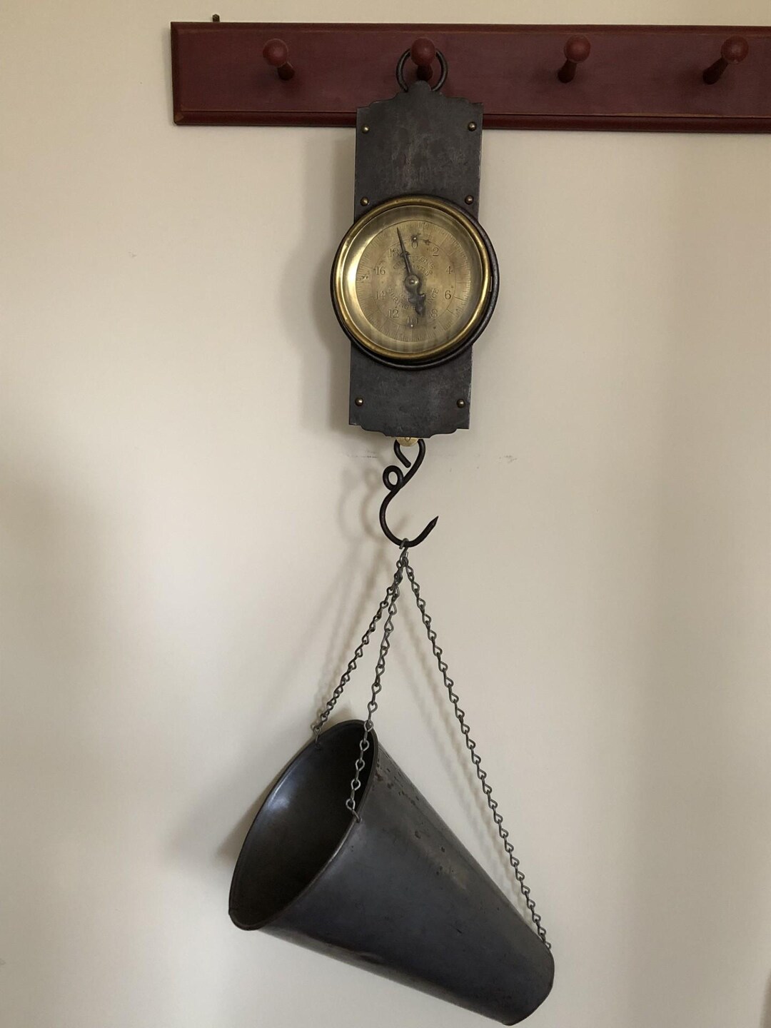 Antique Chatillon Chicken, Poultry Weighing Spring Scale, 20lbs, C.1905 ...