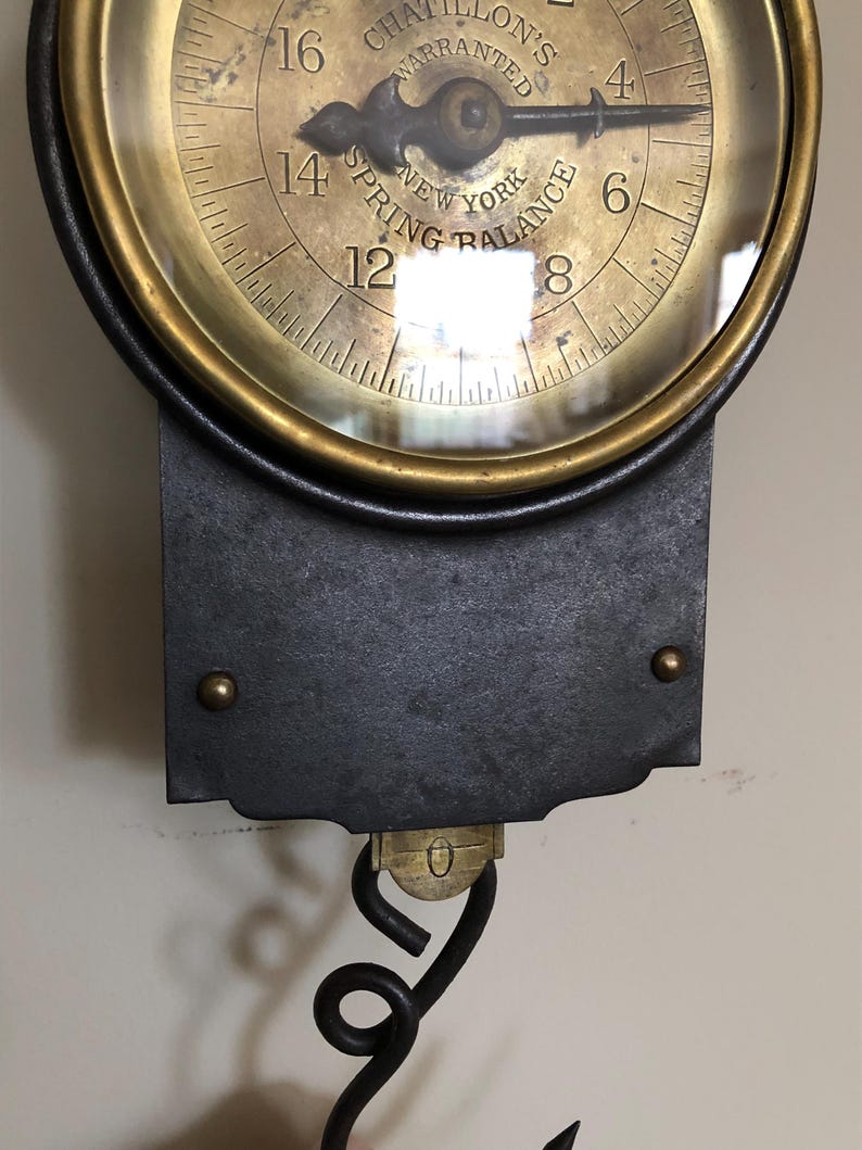 Antique Chatillon Chicken, Poultry Weighing Spring Scale, 20lbs, C.1905 ...