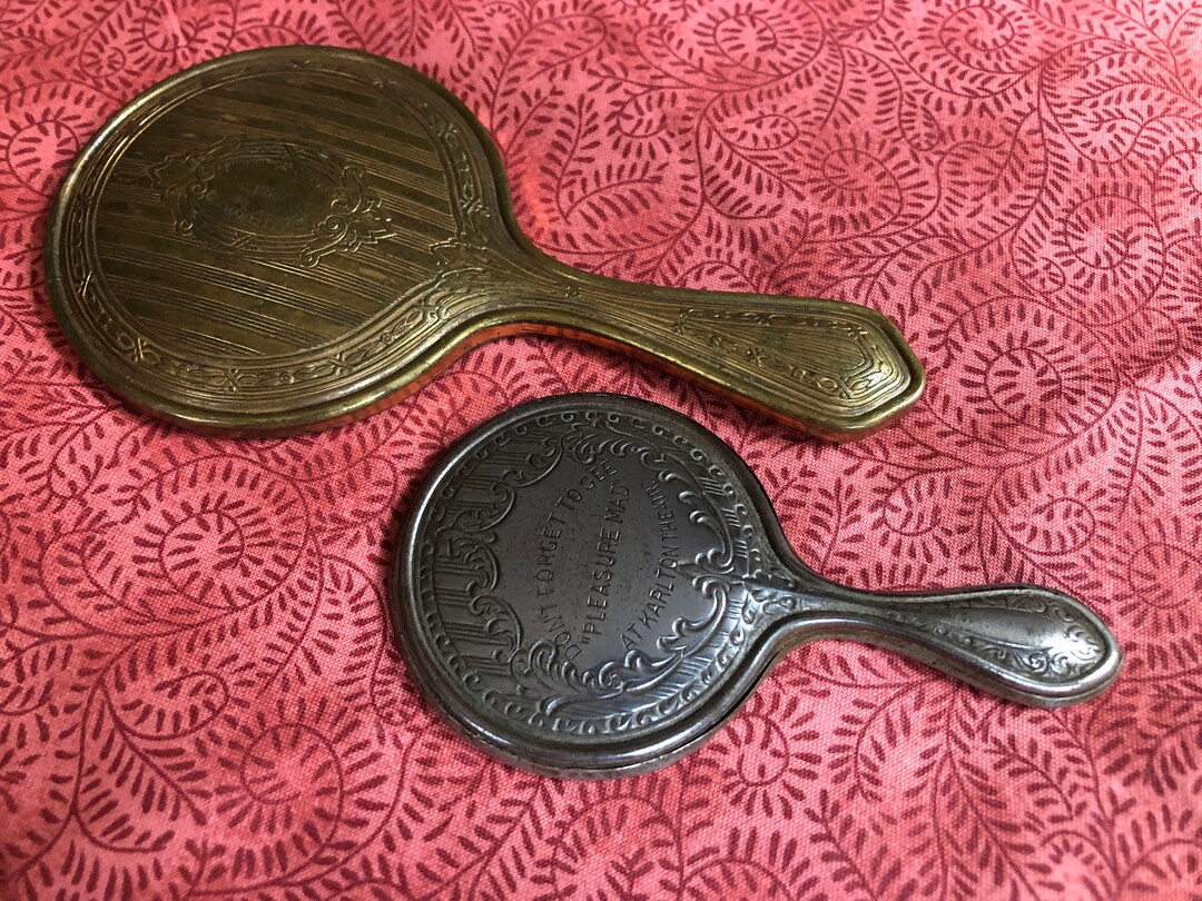 Two Little Vintage Hand, Pocket Mirrors, Advertising, Promotions From ...