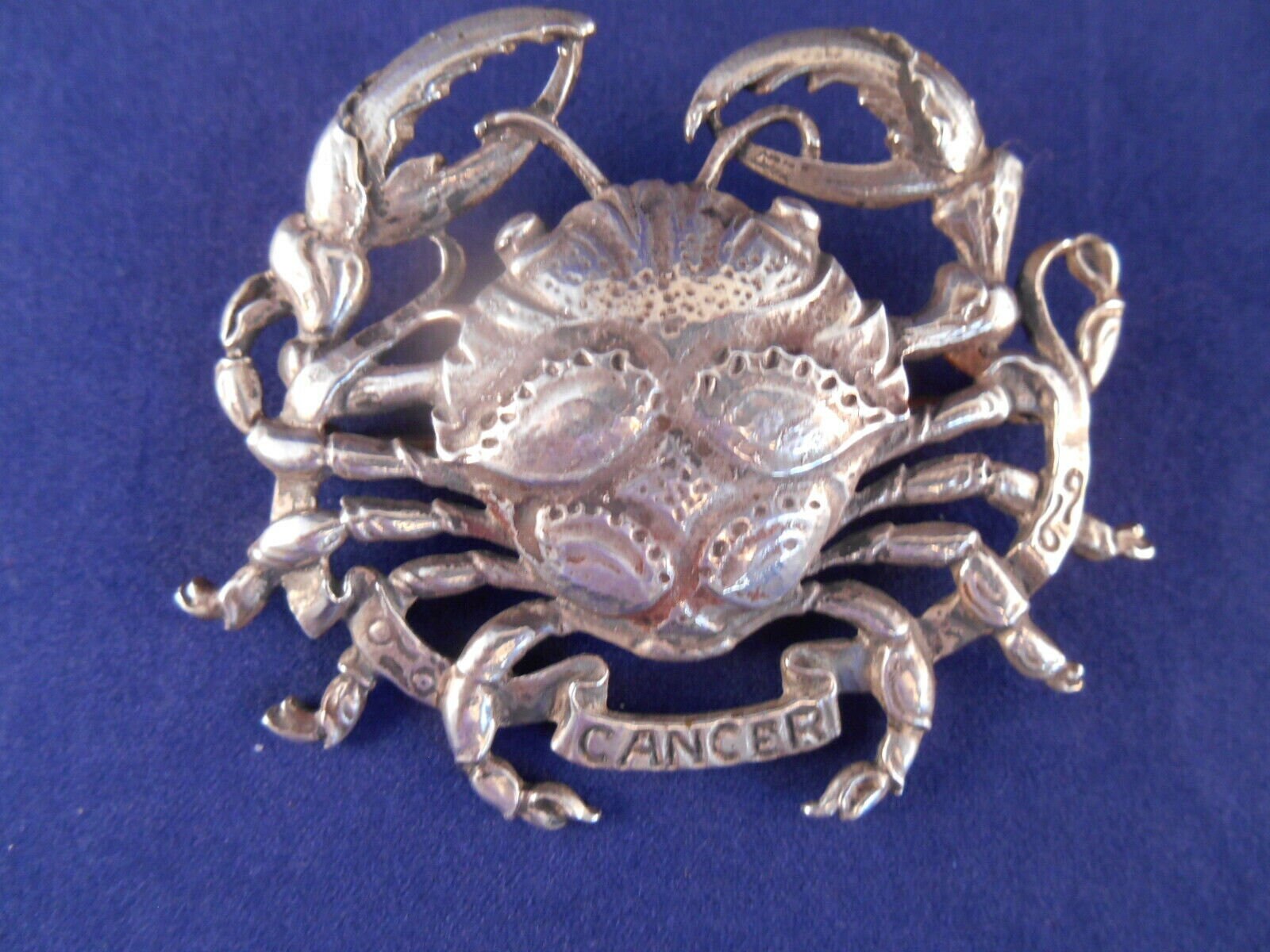 Large Antique-retro Guglielmo Cini Sterling Silver Zodiac - Etsy UK