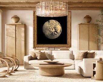 Supermoon Wall Art Print, Full Moon, Nature-inspired Decor, Celestial ...