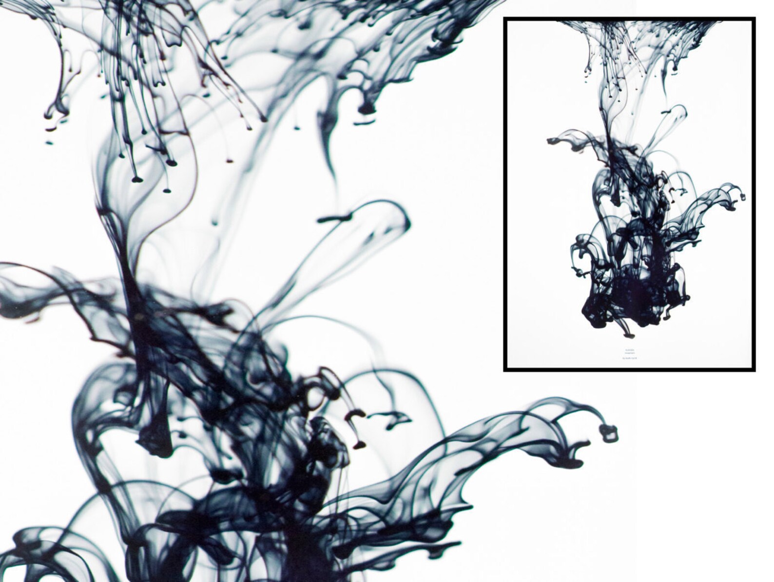 SUDDEN Movement - Blue Artprint A3 Poster - Etsy