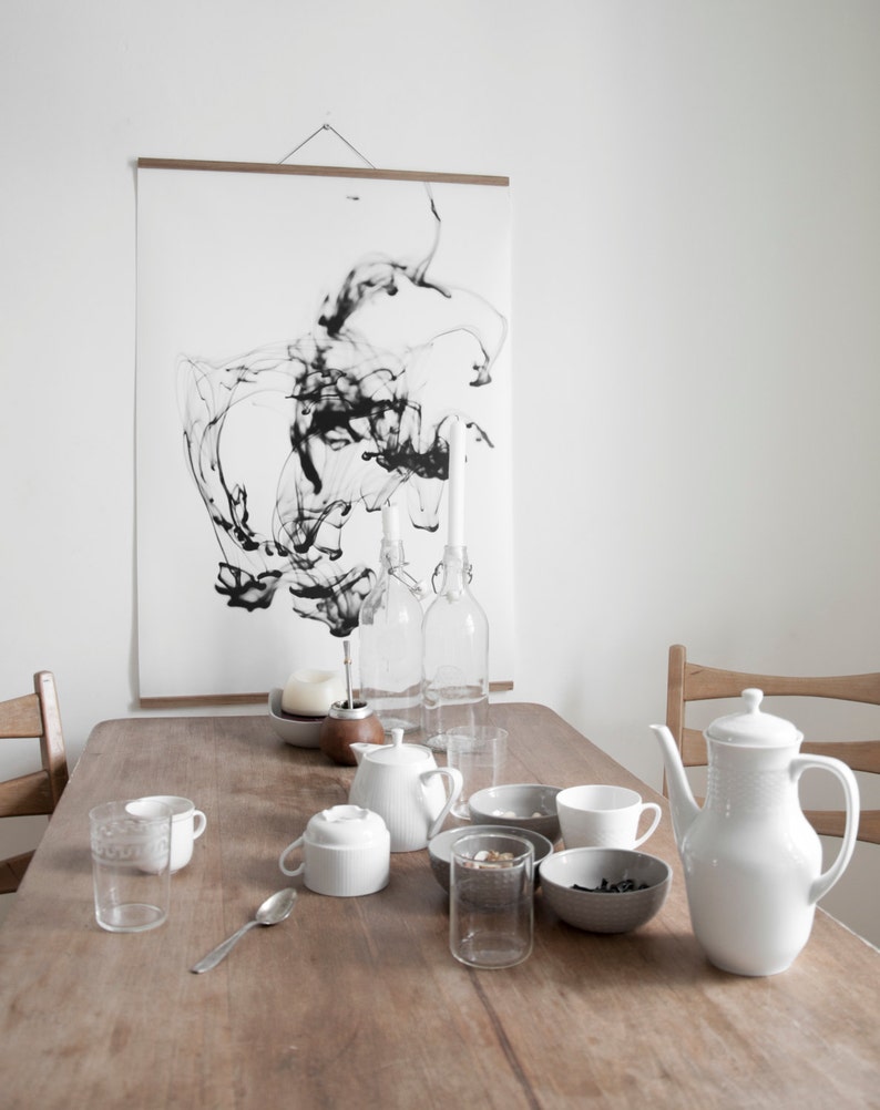 SLOW movement black Artprint A3 Poster | Etsy