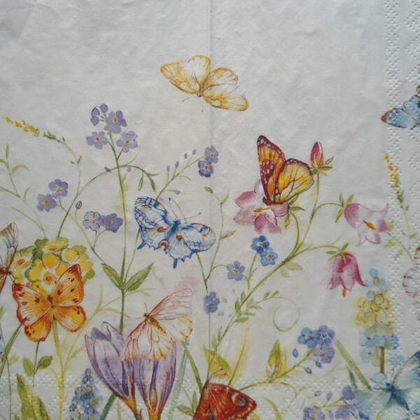 Decoupage Butterfly - Etsy