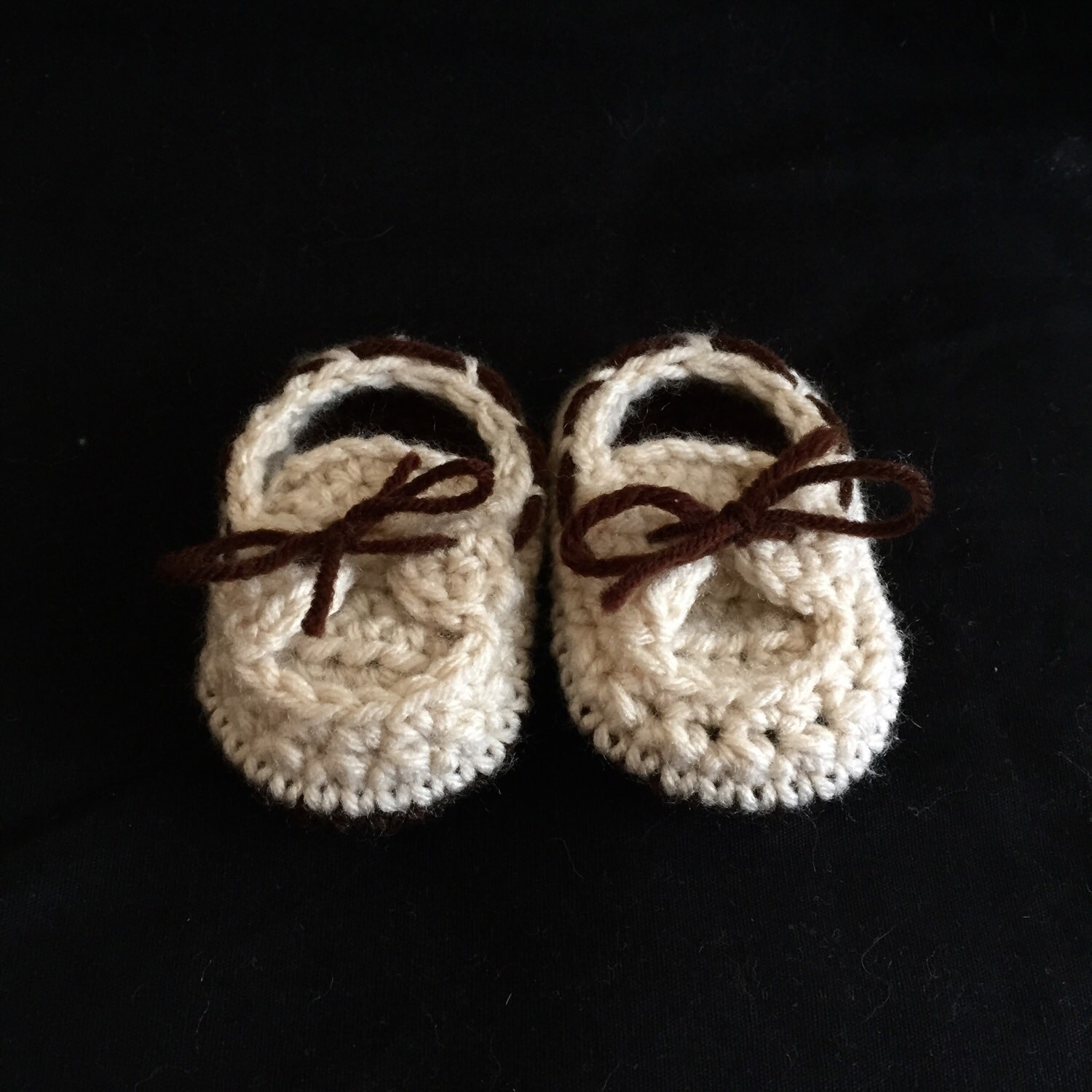 Baby booties boat shoes booties crochet baby booties baby | Etsy