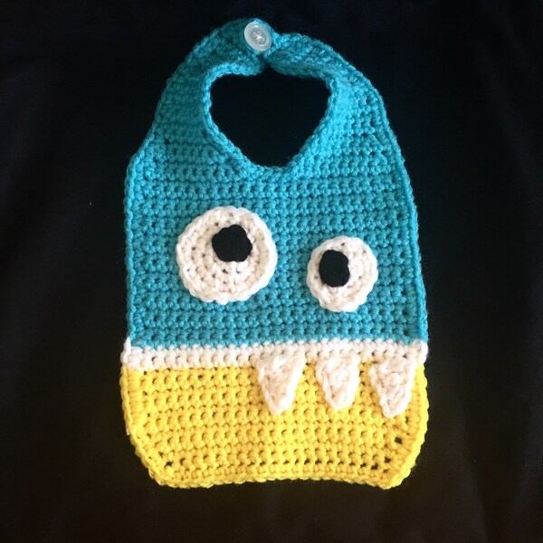 Monster Bib - Etsy