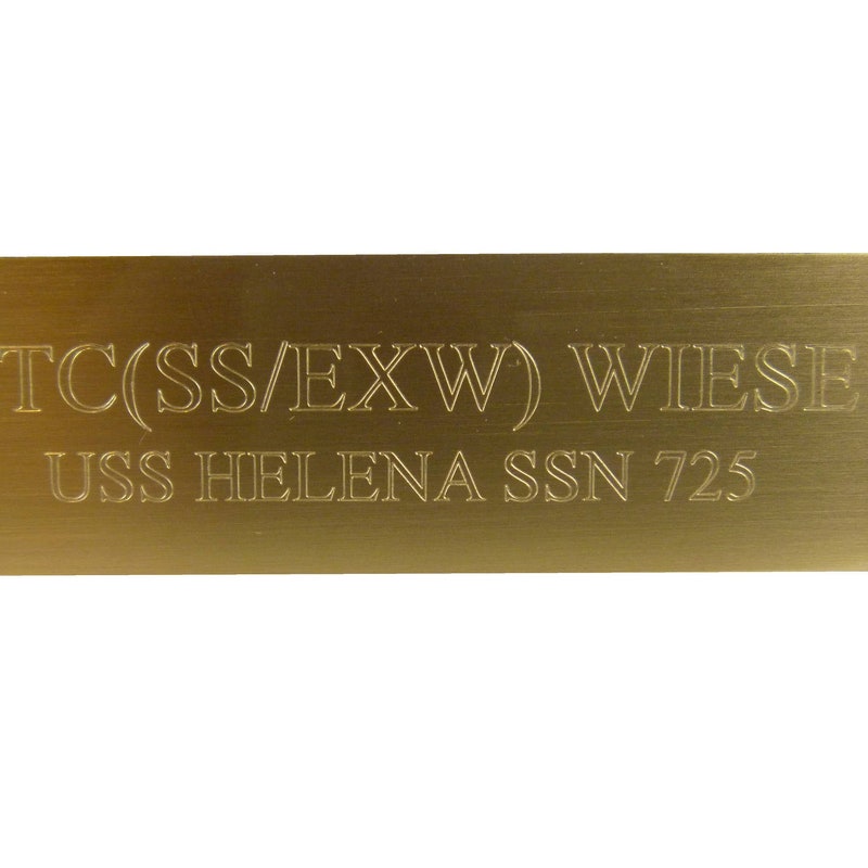 Brass Plaque Engraved - Etsy