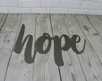 Hope sign | Etsy