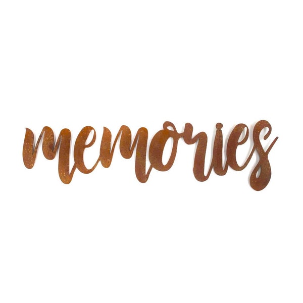 Memories Word Art - Etsy