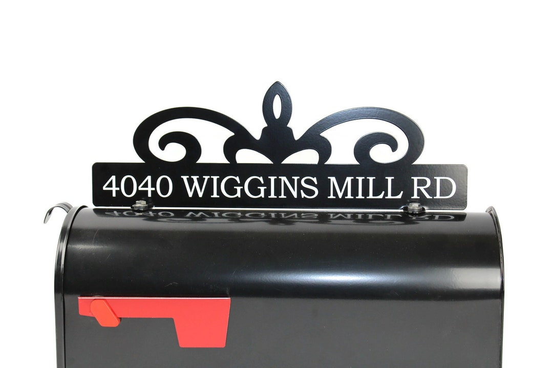 Customized Metal Mailbox Topper 17 Inches Wide - Does Not Include a ...