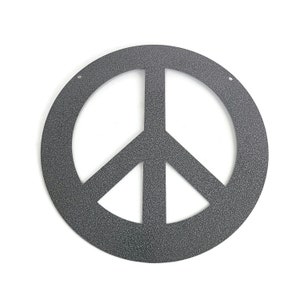Metal Peace Symbol Wall Art Sign 9 to 24 Inches Wide - Etsy