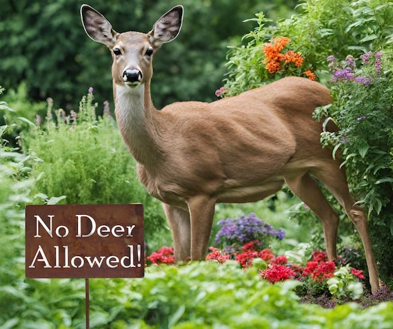 Logo No Deer Eating Plants Deer Resistant Plants — Country Garden