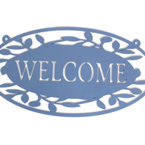 Metal Welcome Home Sign for Entryways Doorways and Doors. | Etsy