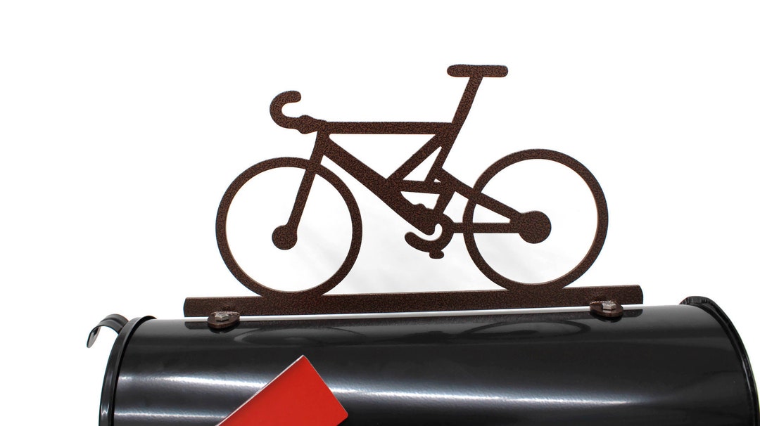 Bicycle Bike Metal Mailbox Topper 7.75 Inches Tall - Does Not Include a ...
