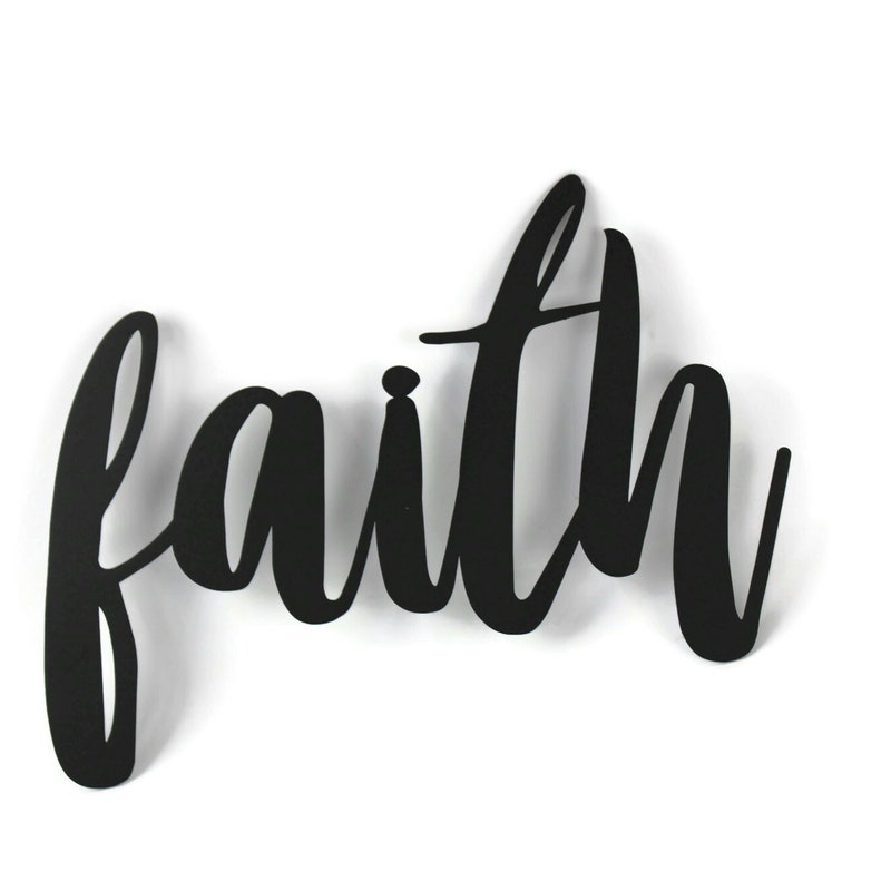 Faith Sign - Etsy