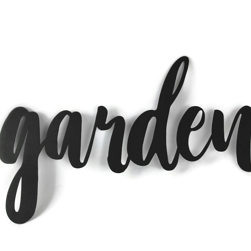 Garden Letters - Etsy