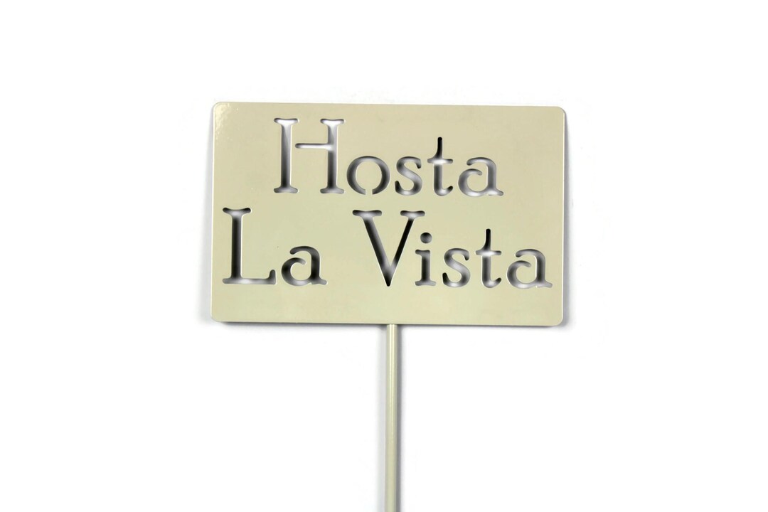 Hosta La Vista Metal Garden Stake Sign 20 to 48 Inches Tall - Etsy