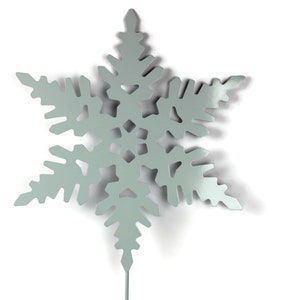 Metal Snowflake Garden Stake 21 to 28 Inches Tall - Etsy
