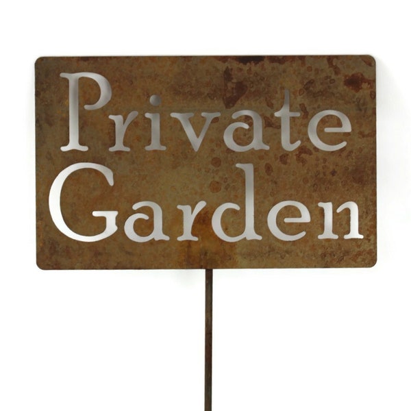 Private Garden Signs - Etsy