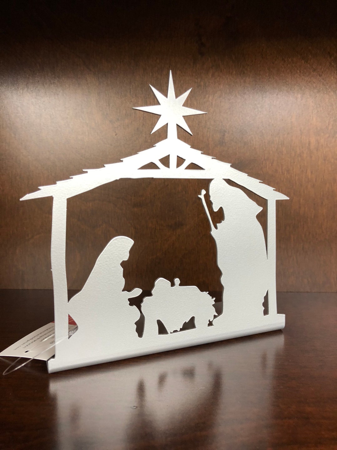 Metal Nativity Scene Stand 6.75” Tall - Etsy
