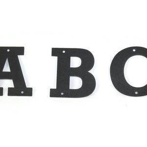 Metal Letters and Numbers Blocky Square Font 4" Tall - Etsy