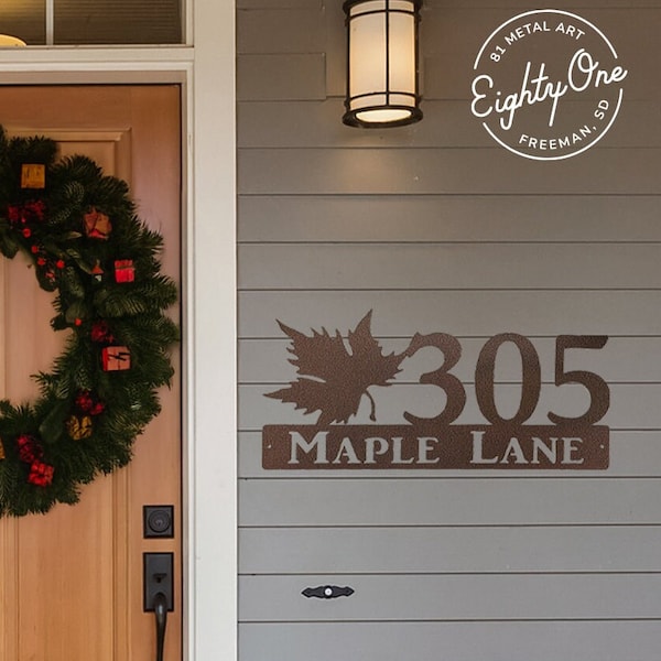 Maple Leaf Sign - Etsy