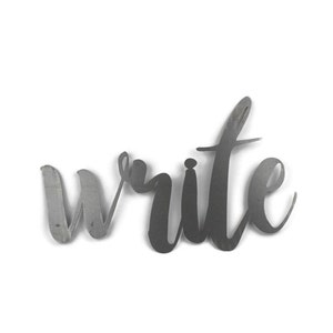 Write Metal Script Word Sign 10 to 15 Inches Wide - Etsy