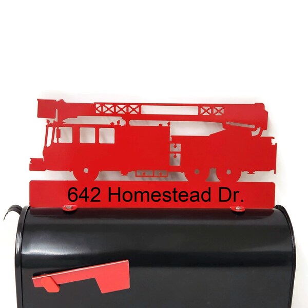 Fire Truck Mailbox - Etsy