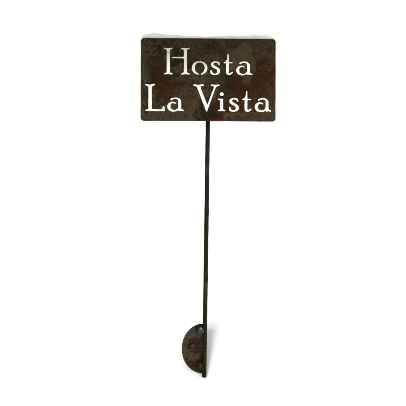 Hosta La Vista Metal Garden Stake Sign Small to XL - Etsy
