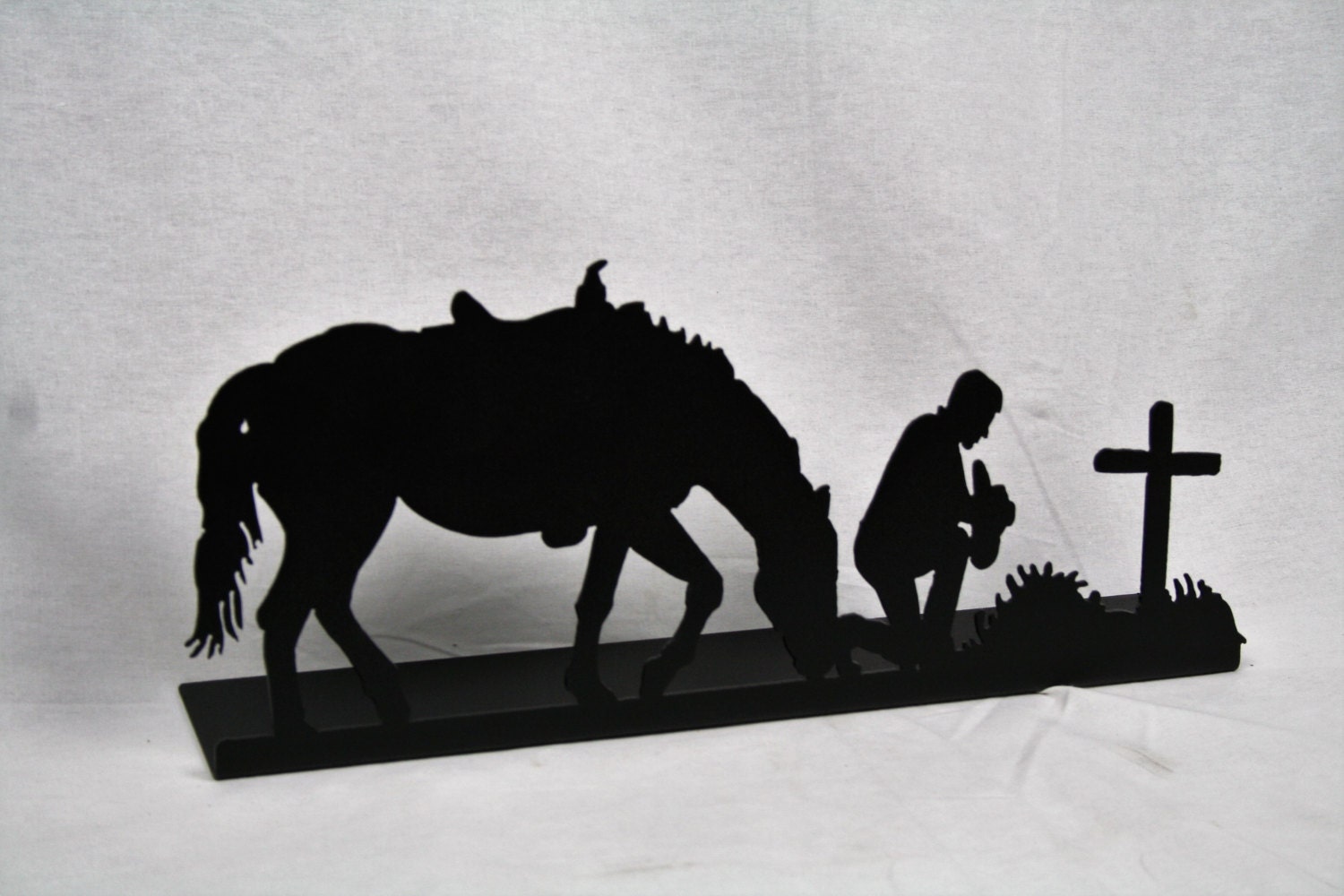 Metal Praying Cowboy, Rustic Cowboy Prayer, Cowboy Metal Art, western ...