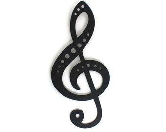 Metal Treble Clef | Etsy