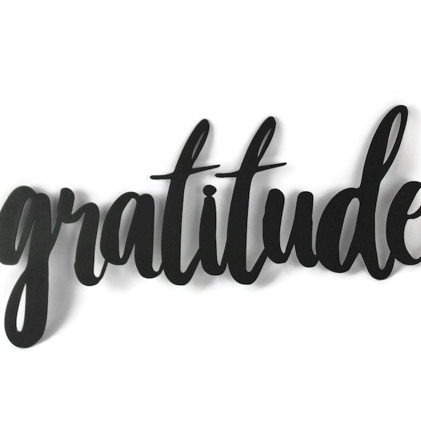 Gratitude Sign - Etsy