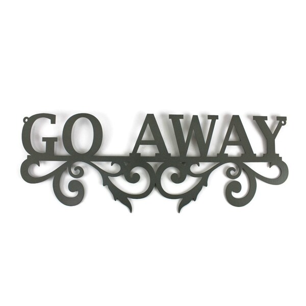 Go Away Welcome Sign - Etsy